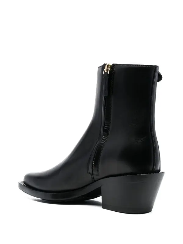 Chloé Panelled Leather Western Boots