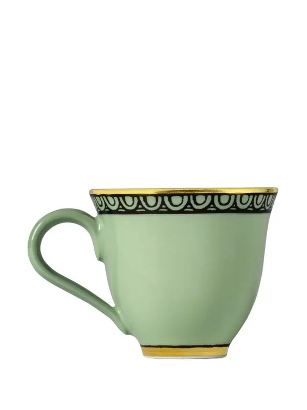 Gucci Odissey-print Tea Cup And Saucer Set