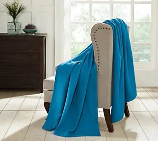 SUPERIOR Textured Cotton Weave Blanket, Twin/tw In Xl - One-color
