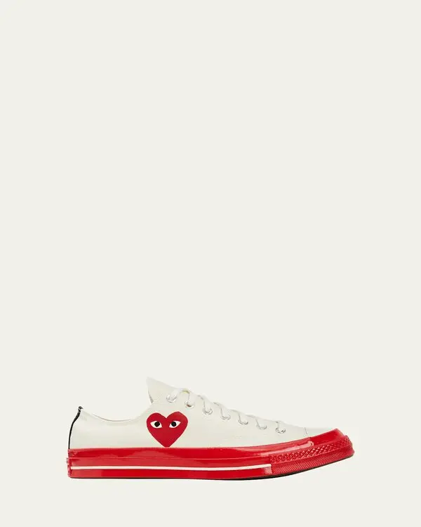 CDG PLAY X Converse Canvas Low-top Sneakers