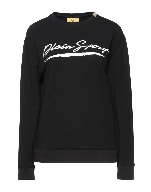 PLEIN SPORT French Terry Sweatshirt - Black