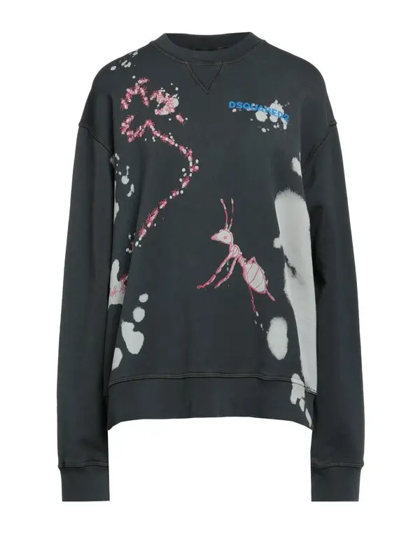 Dsquared2 Cotton Elastane Graphic Sweatshirt
