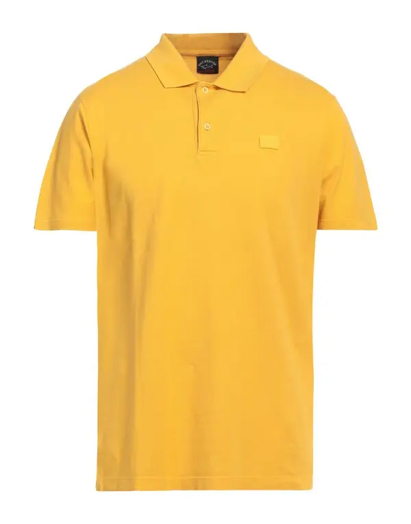 Paul & Shark Polo Shirt Marigold Size Cotton
