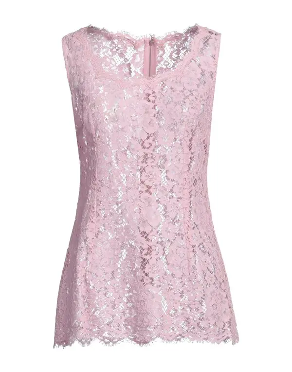 Dolce & Gabbana Lace Top - Pink