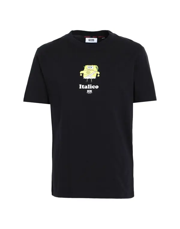Gcds X Spongebob T-shirt Size Cotton - Black