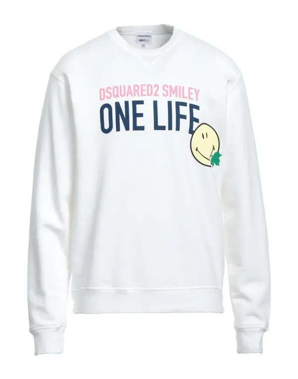 Dsquared2 X Smiley World Sweatshirt - Ivory
