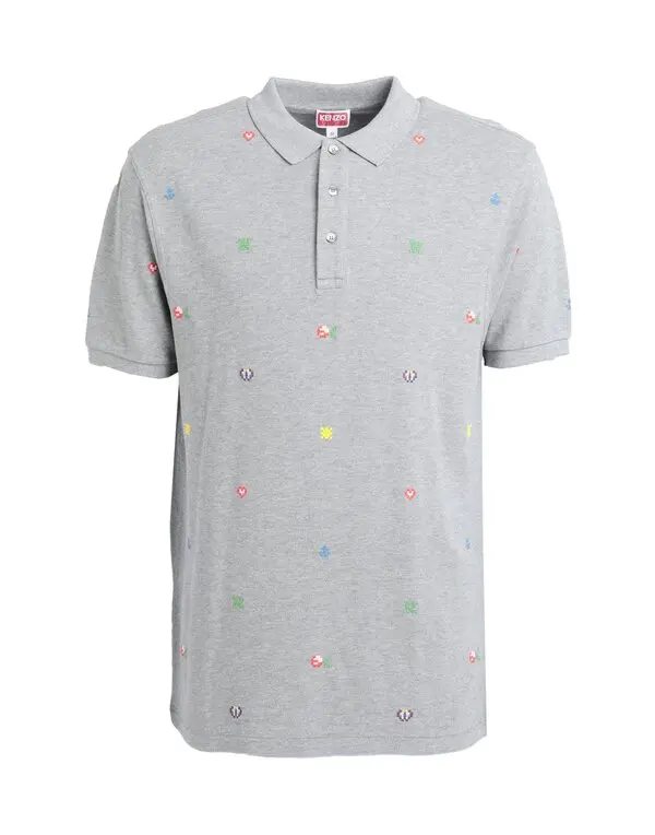 Kenzo Polo Shirt Size Organic Cotton - Grey
