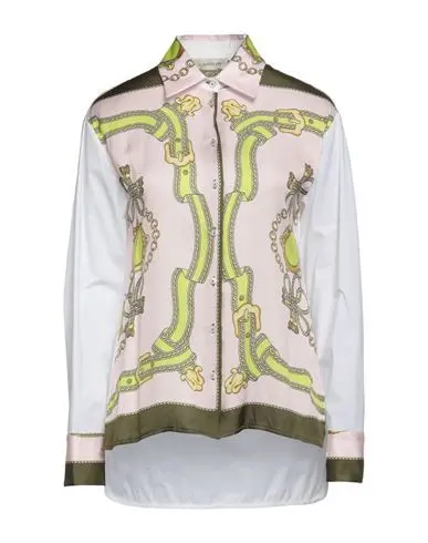 ANNA MOLINARI Printed Twill Shirt - Light Pink