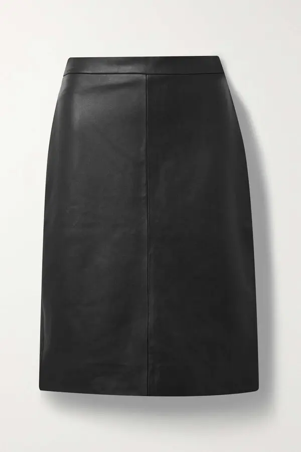 NILI LOTAN Lianna Leather Skirt