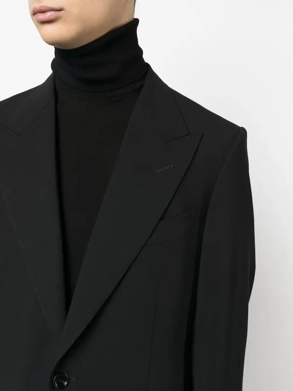TOM FORD Shelton Bi-stretch Single-breasted Suit - Black