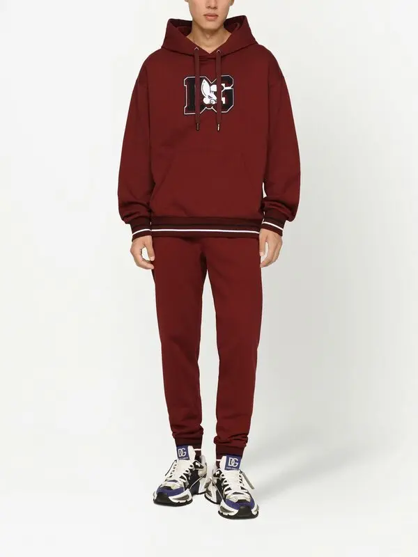 Dolce & Gabbana Logo-patch Cotton Hoodie