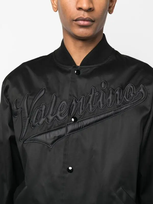 Valentino Garavani Raised-logo Bomber Jacket