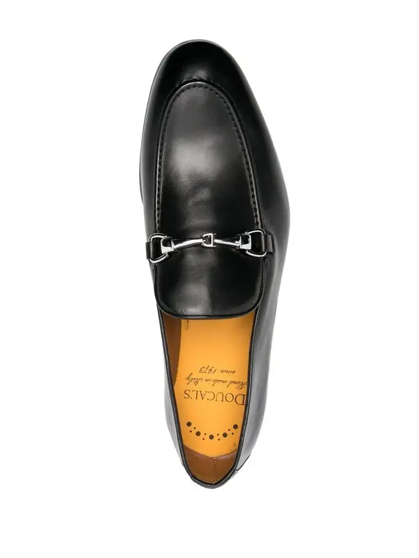 DOUCAL'S Almond-toe Leather Loafers