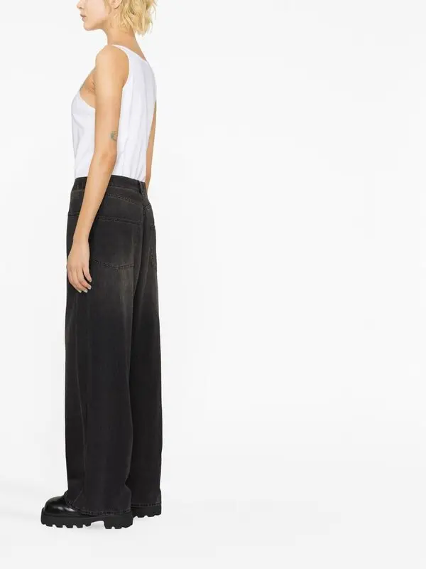 R13 Mid-rise Wide-leg Jeans