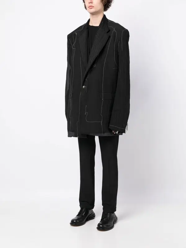 NICOLAS ANDREAS TARALIS Reversible Oversized Blazer