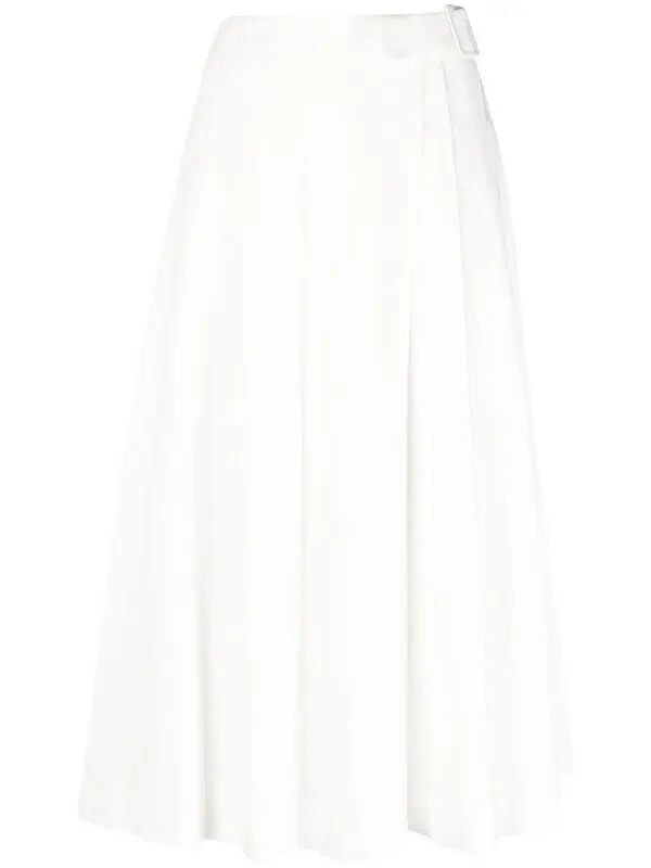 Fabiana Filippi Belted A-line Midi Skirt