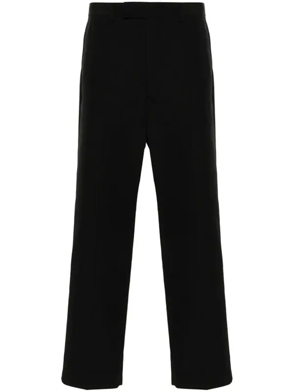 Gucci Cropped Textured Chino Trousers