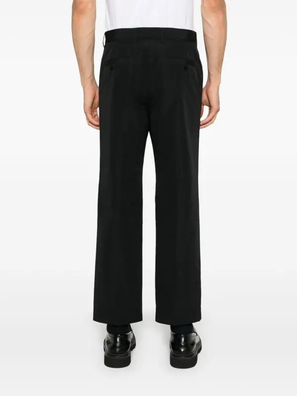 Gucci Cropped Textured Chino Trousers