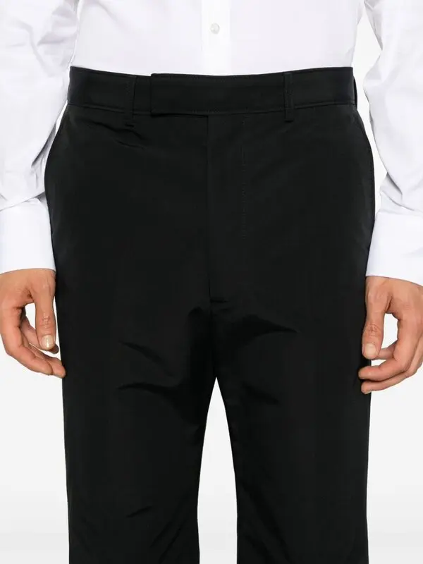 Gucci Cropped Textured Chino Trousers