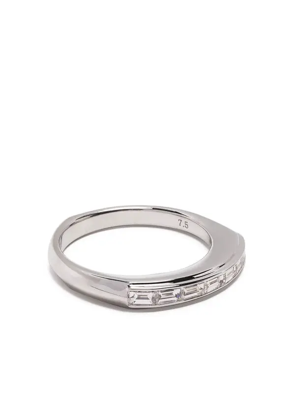 Stephen Webster 18kt White Gold Stack Diamond Ring - Silver