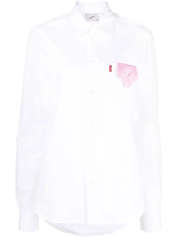 Coperni Tie-detail Cotton Shirt