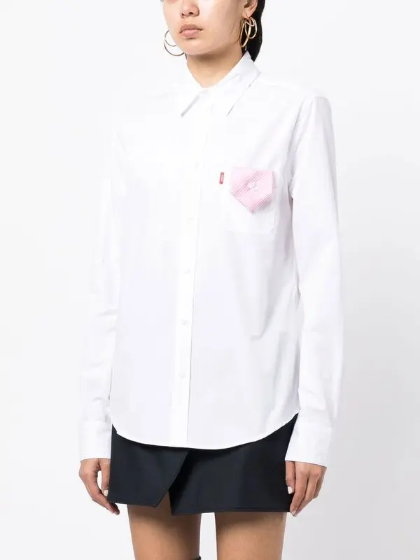 Coperni Tie-detail Cotton Shirt
