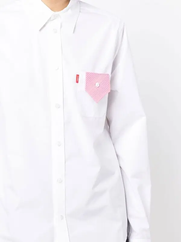 Coperni Tie-detail Cotton Shirt