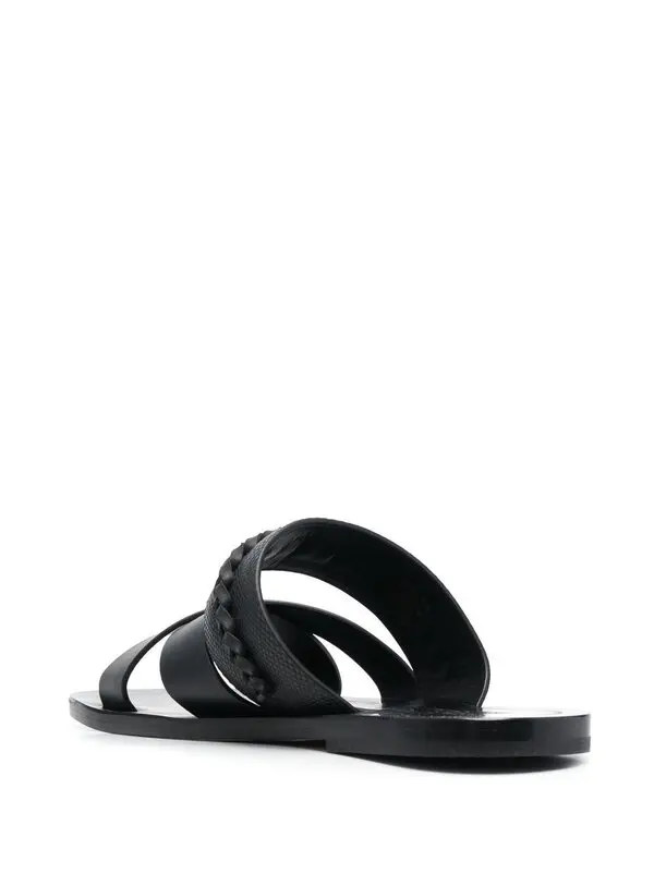 FERRAGAMO Gancini-embellished Leather Sandals