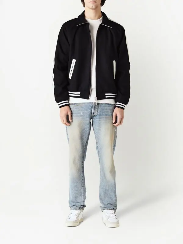 Rhude Motif-print Bomber Jacket - Black