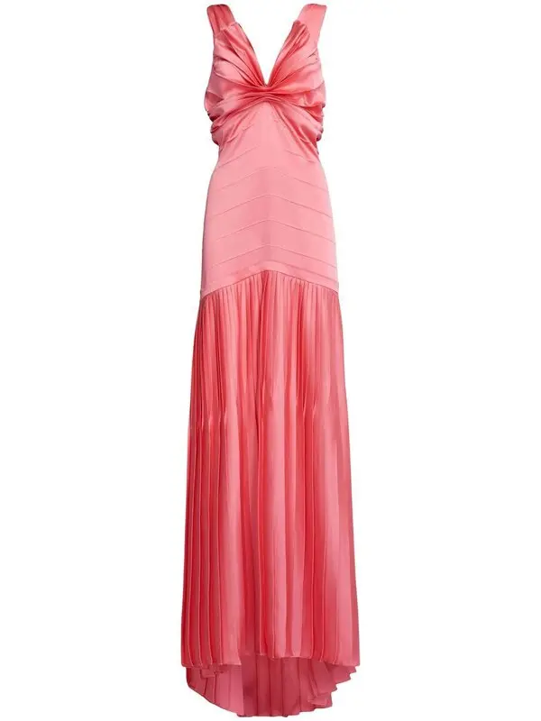 Marni Gathered Pleated Gown