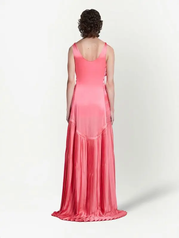 Marni Gathered Pleated Gown