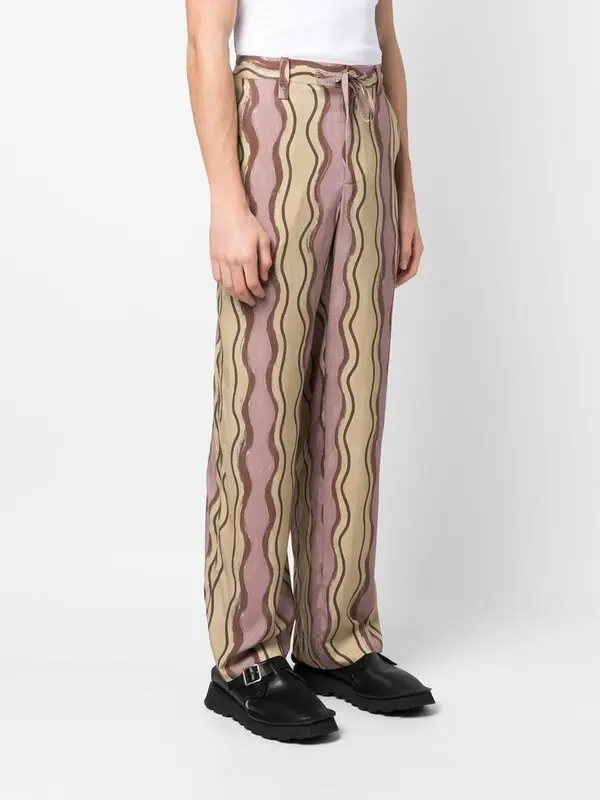 Jacquemus Striped Wide-leg Trousers