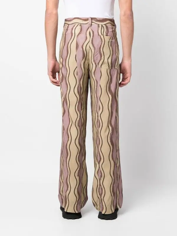 Jacquemus Striped Wide-leg Trousers