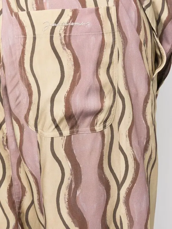 Jacquemus Striped Wide-leg Trousers