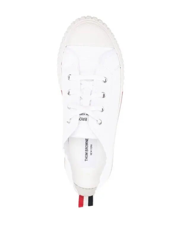 Thom Browne Collegiate Low-top Sneakers - White