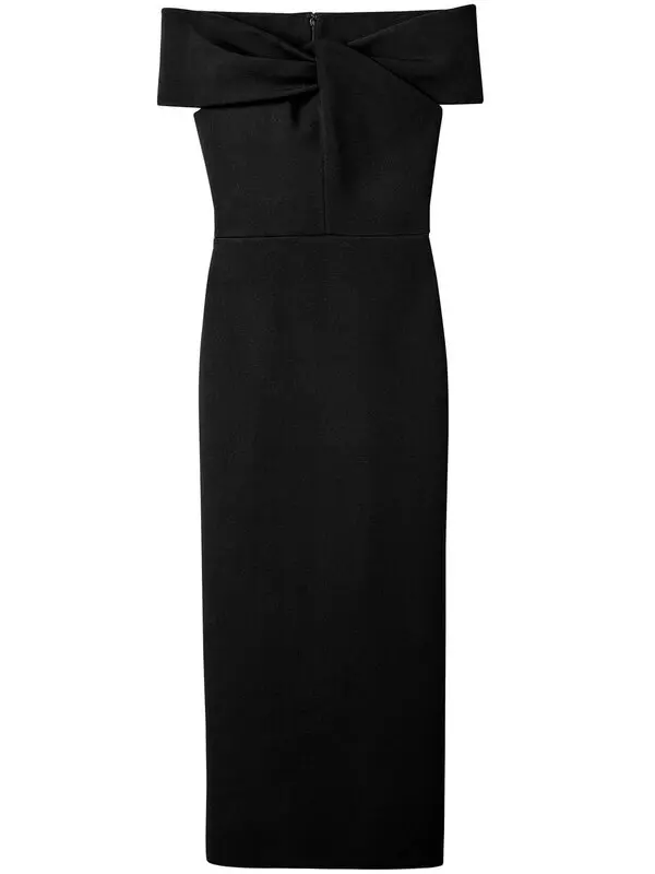 St. John Off-the-shoulder Midi Dress