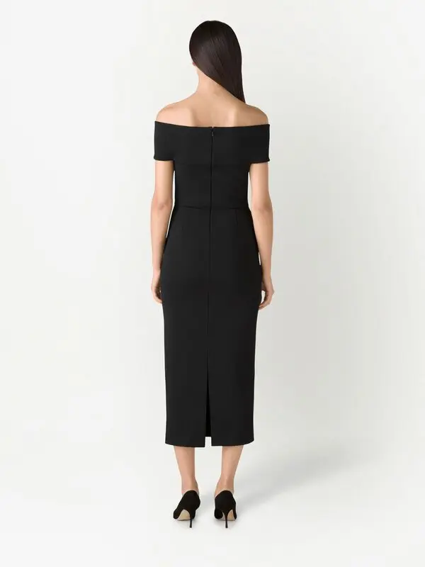 St. John Off-the-shoulder Midi Dress