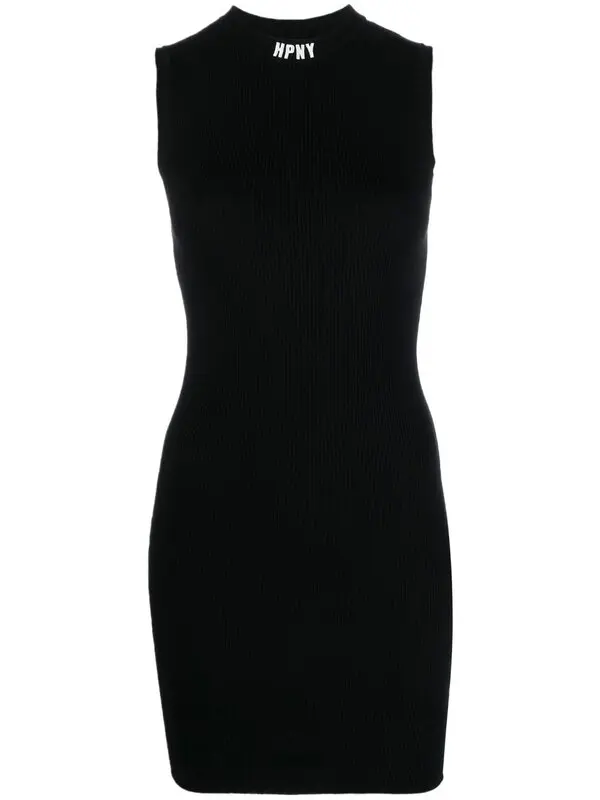 Heron Preston Fine Ribbed Mini Dress