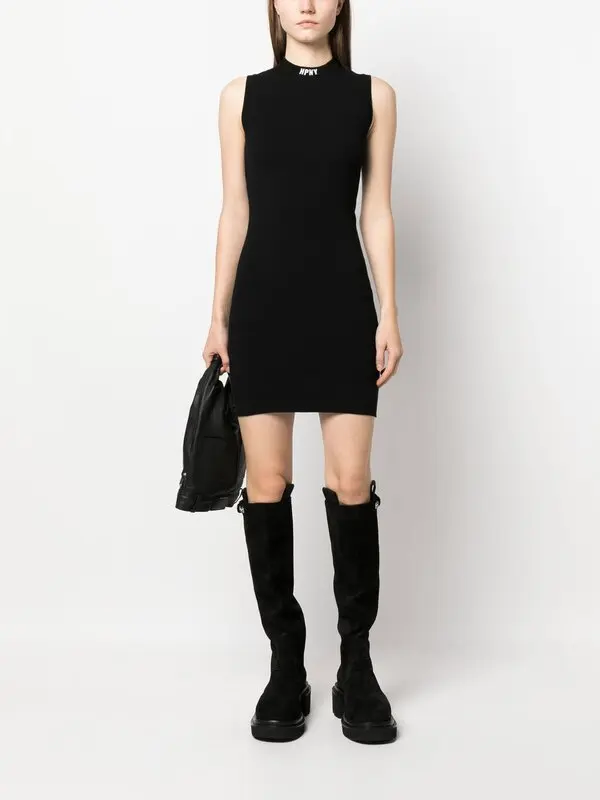 silk and leather dress Raven Vegan Leather Dress XS / Deep Purple main image 1