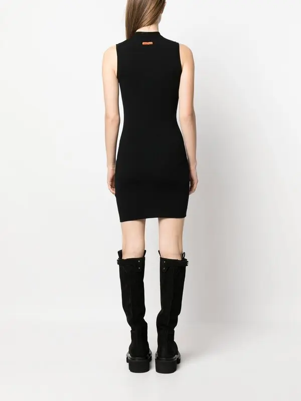 Heron Preston Fine Ribbed Mini Dress