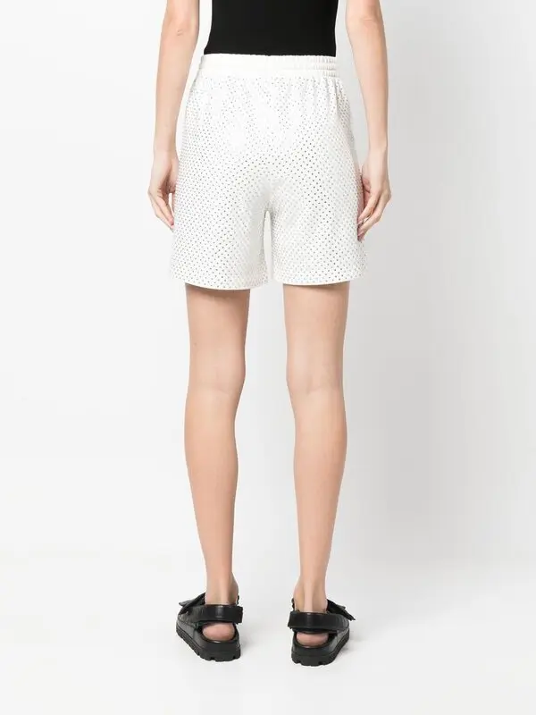 P.a.r.o.s.h Rhinestone-embellished Thigh-length Shorts