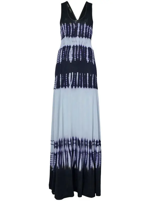 Proenza Schouler Tie-dye Print Midi Dress - Blue