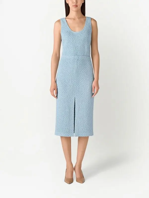 St. John Tweed Dress - Blue