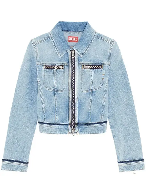 DIESEL® Denim Cropped Jacket
