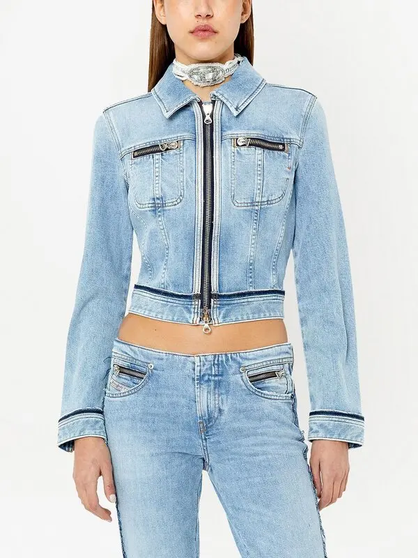 DIESEL® Denim Cropped Jacket
