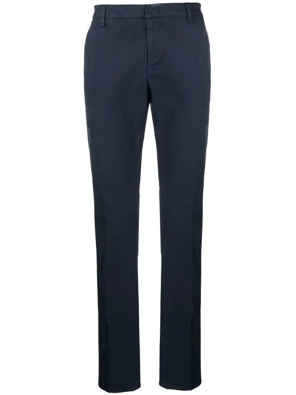 DONDUP Mid-rise Slim-fit Chinos - Blue