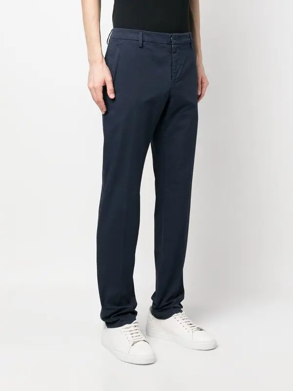 DONDUP Mid-rise Slim-fit Chinos - Blue