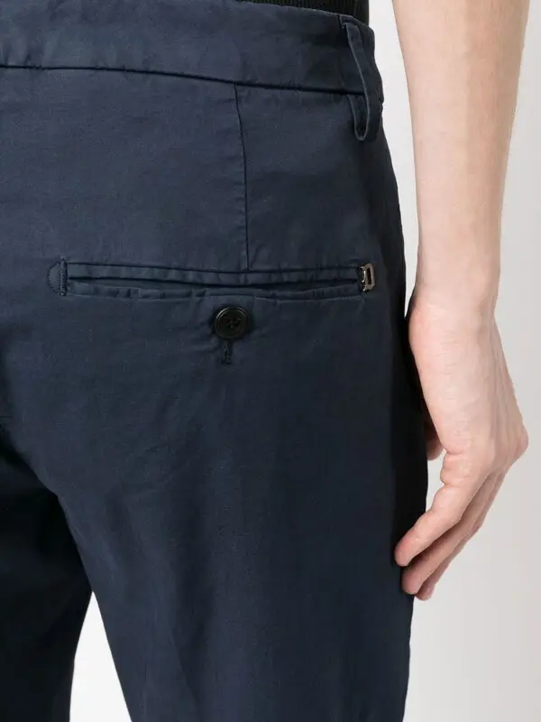 DONDUP Mid-rise Slim-fit Chinos - Blue
