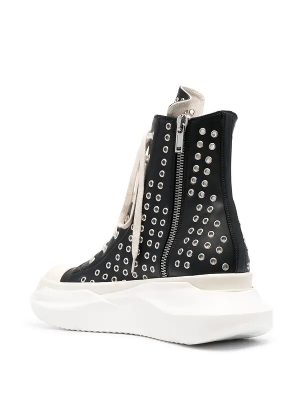 Rick Owens Abstract High-top Sneakers