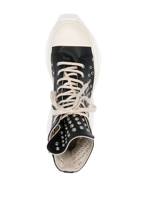 Rick Owens Abstract High-top Sneakers